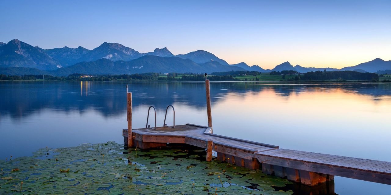 Camping at Hopfensee in the Allgäu Alps - Off